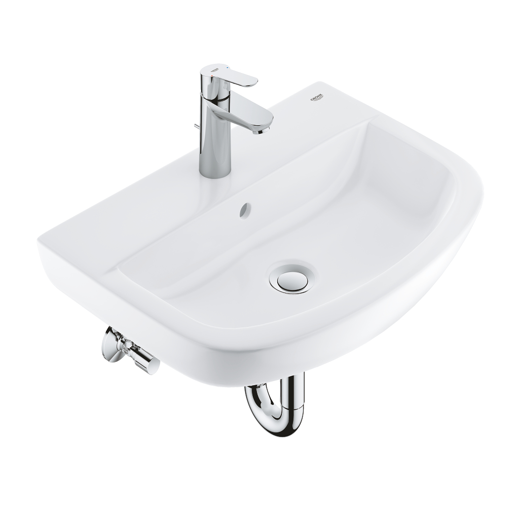 Bau Ceramic Bundle wash basin 55 + Start Edge single-lever basin mixer ...