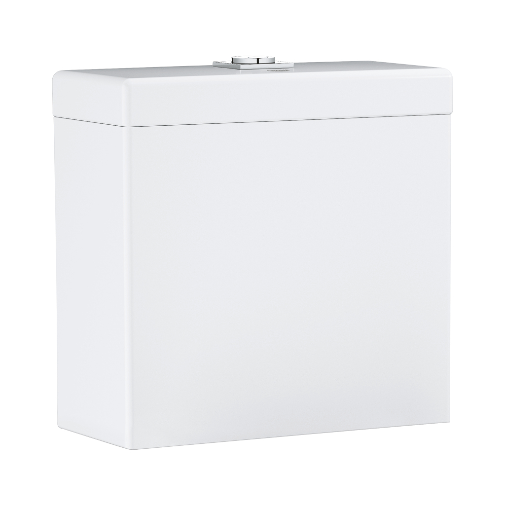 Cube Ceramic Exposed flushing cistern for close coupled combination | GROHE