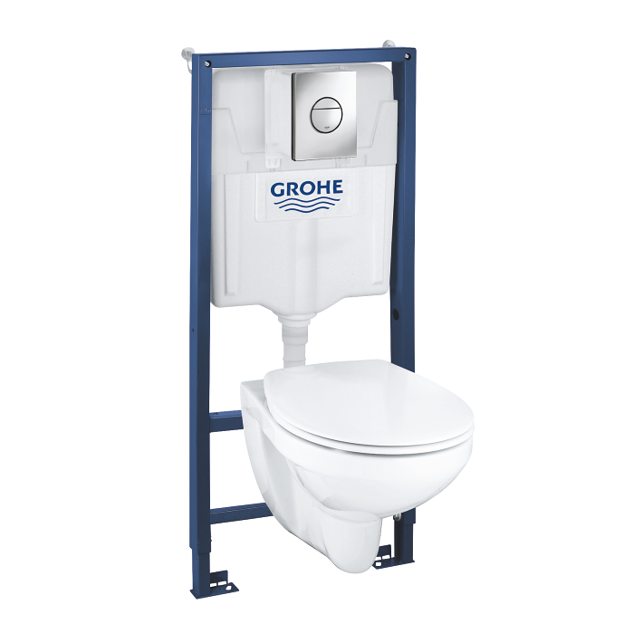 Solido 4-in-1 set for WC, 1.13 m installation height | GROHE