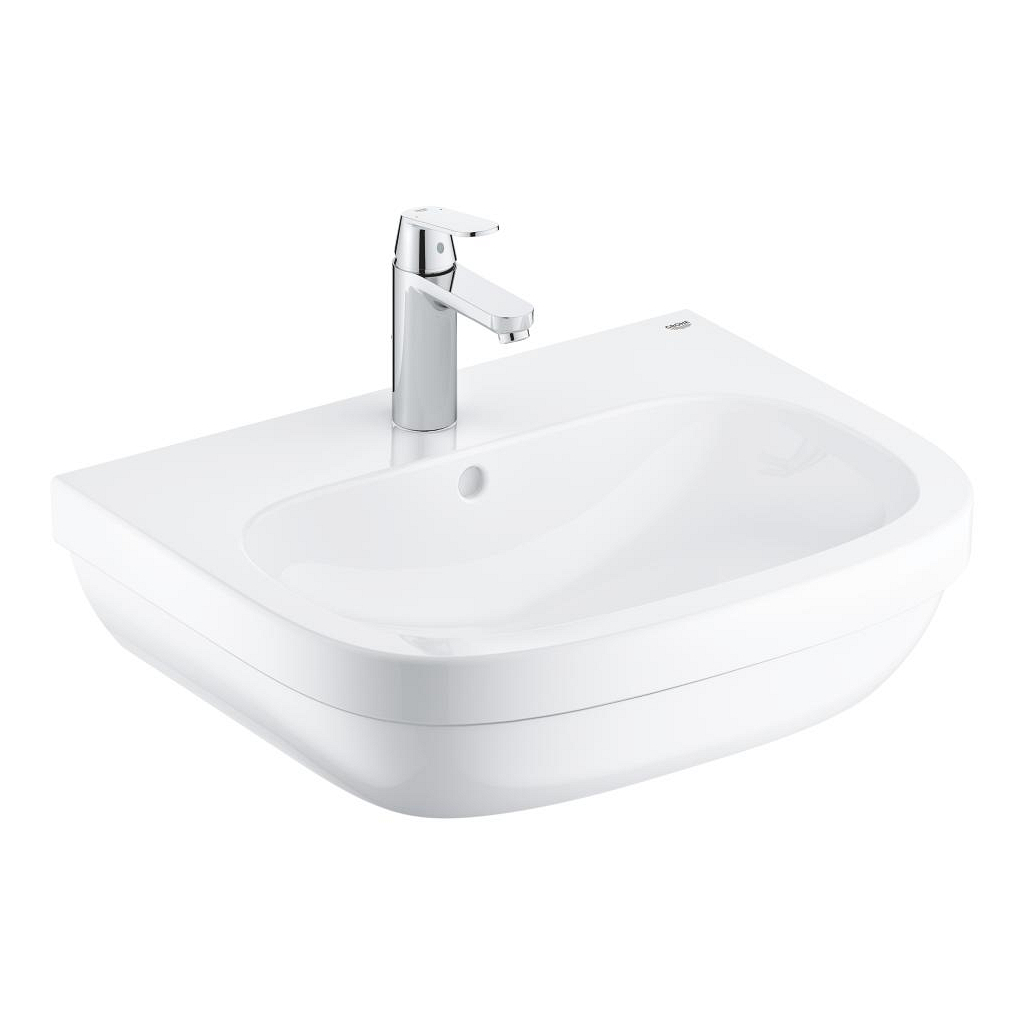 Euro Ceramic Bundle wash basin 60 + Eurosmart Cosmopolitan basin mixer ...