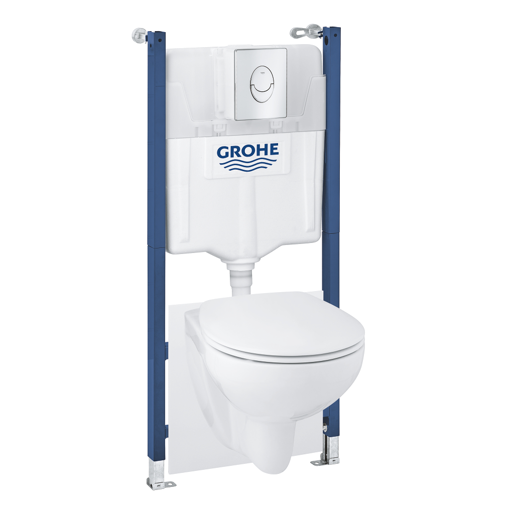 Solido 5-in-1 set with Bau Ceramic WC 3 - 6 l, 1.13 m installation ...