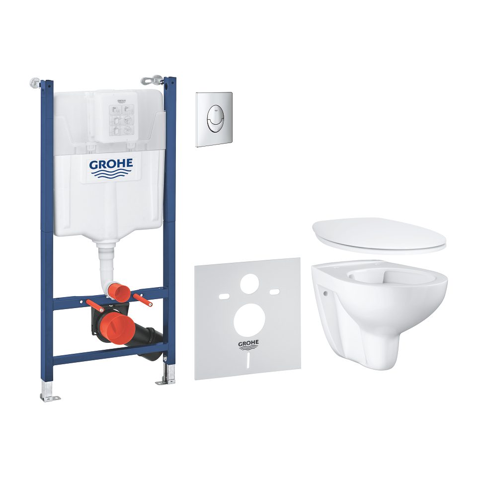 Solido 5-in-1 set with Bau Ceramic WC 3 - 6 l, 1.13 m installation ...