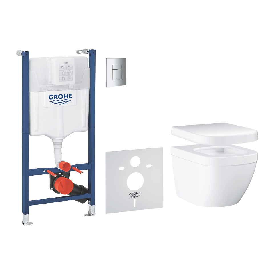 Solido 5-in1 Set mit Euro Keramik für WC | GROHE