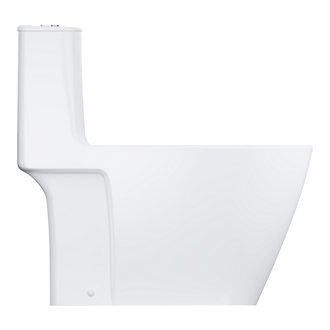 Bau Ceramic Floor standing one piece toilet without seat and cover | GROHE