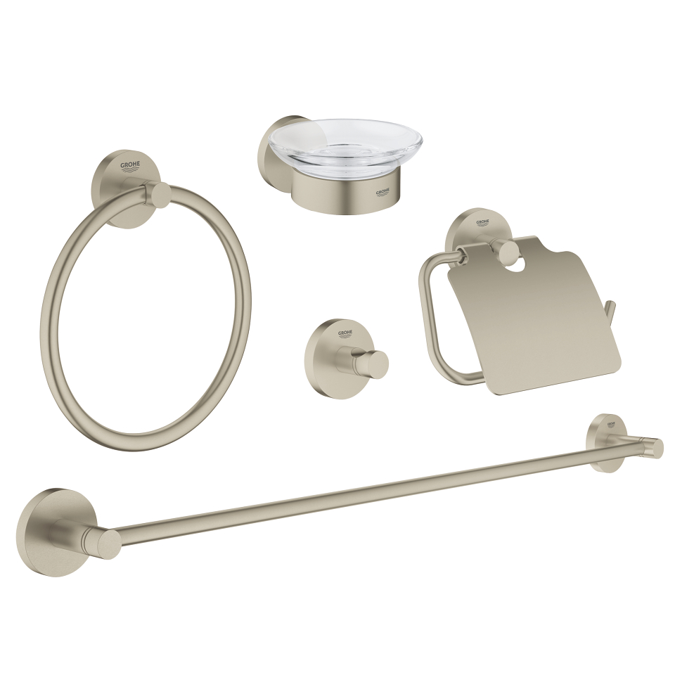 Essentials Master bathroom accessories set 5-in-1 | GROHE