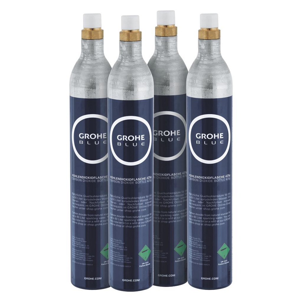 GROHE Blue Starter kit 425 g CO₂ bottles (4 pieces) | GROHE