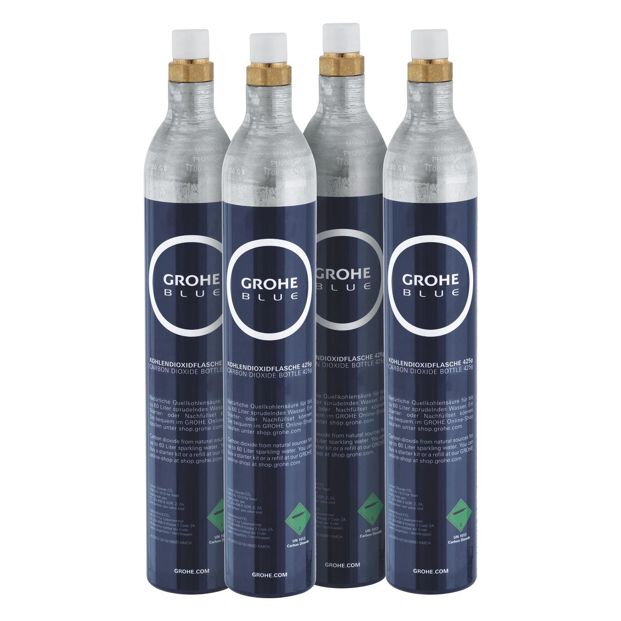 GROHE Blue Starter kit 425 g CO₂ bottles (4 pieces) | GROHE