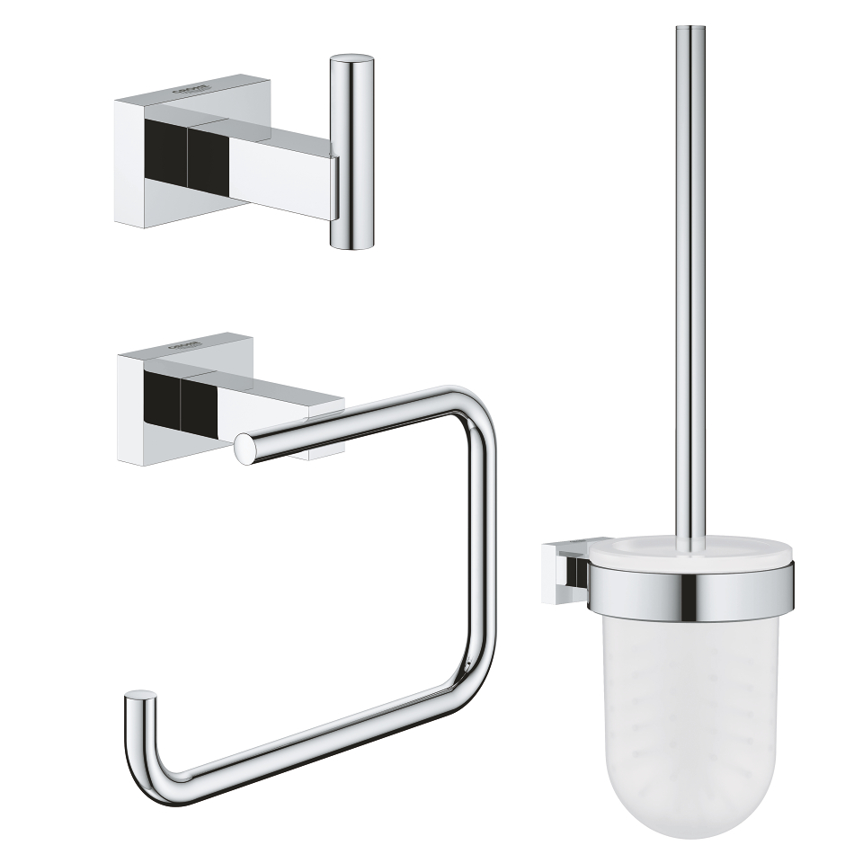 Essentials Cube Accessoireset 3-in-1 voor Openbaar toilet | GROHE