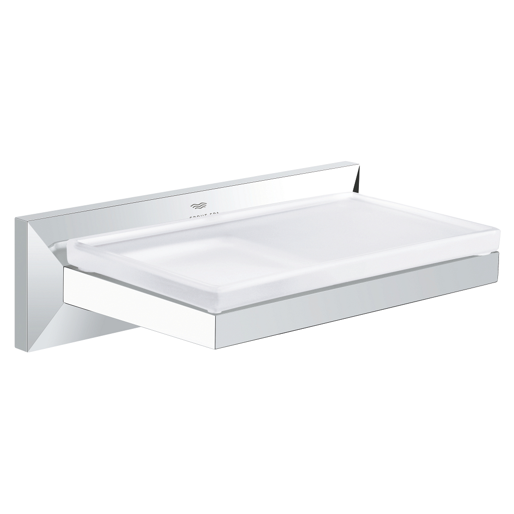 Allure Brilliant رف مزود بطبق صابون | GROHE