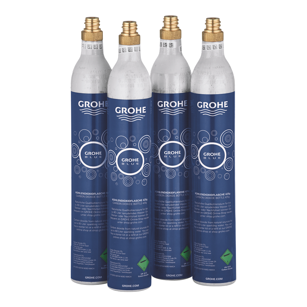 GROHE Blue Starter kit 425 g CO₂ bottles (4 pieces) | GROHE