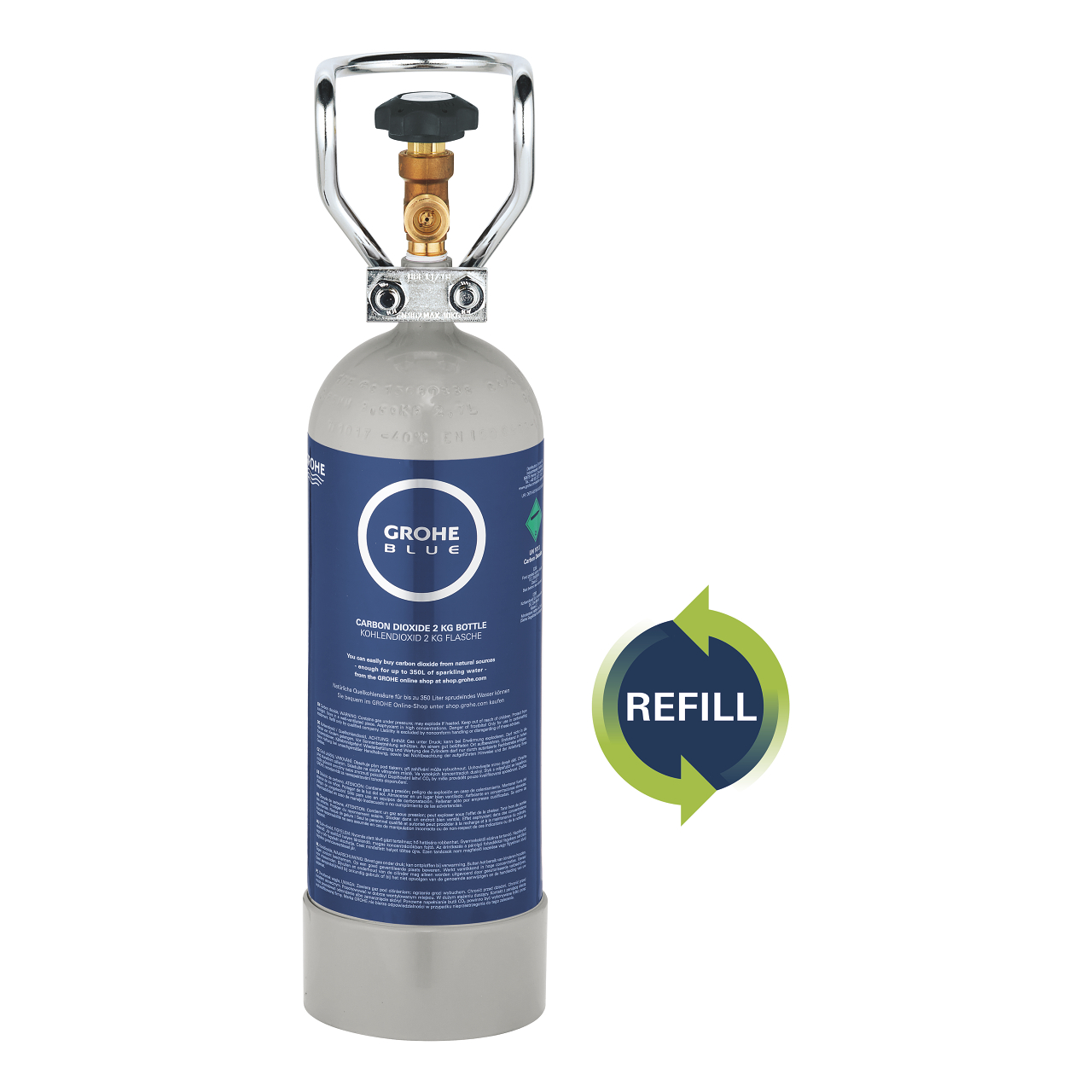 GROHE Blue Ponovno punjenjeCO2 boce 2 kg | GROHE