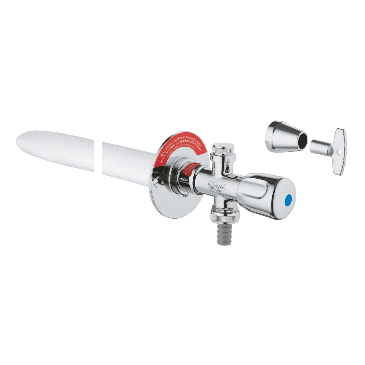 Eurotec complete outside wall valve 1/2″ | GROHE