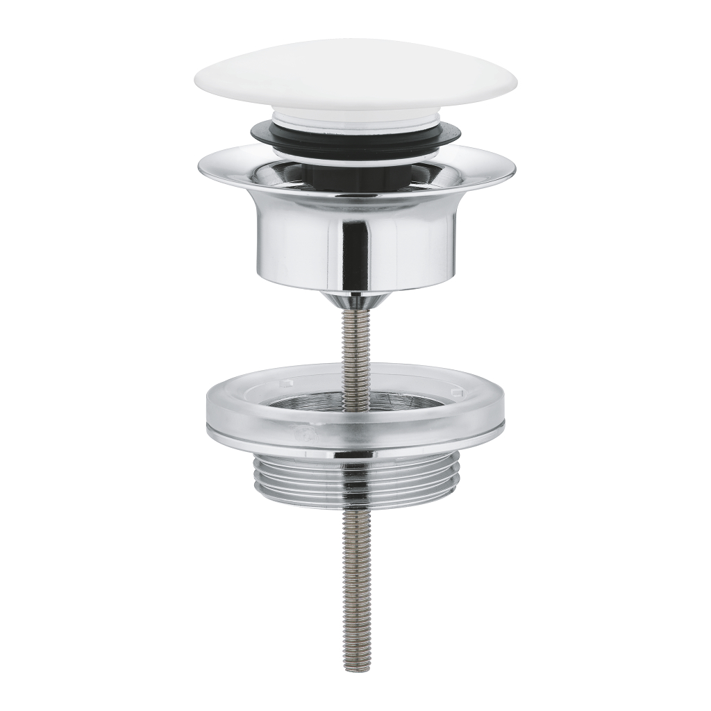 Waste set with push-open plug | GROHE