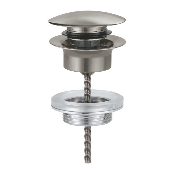 Waste set with push-open plug | GROHE