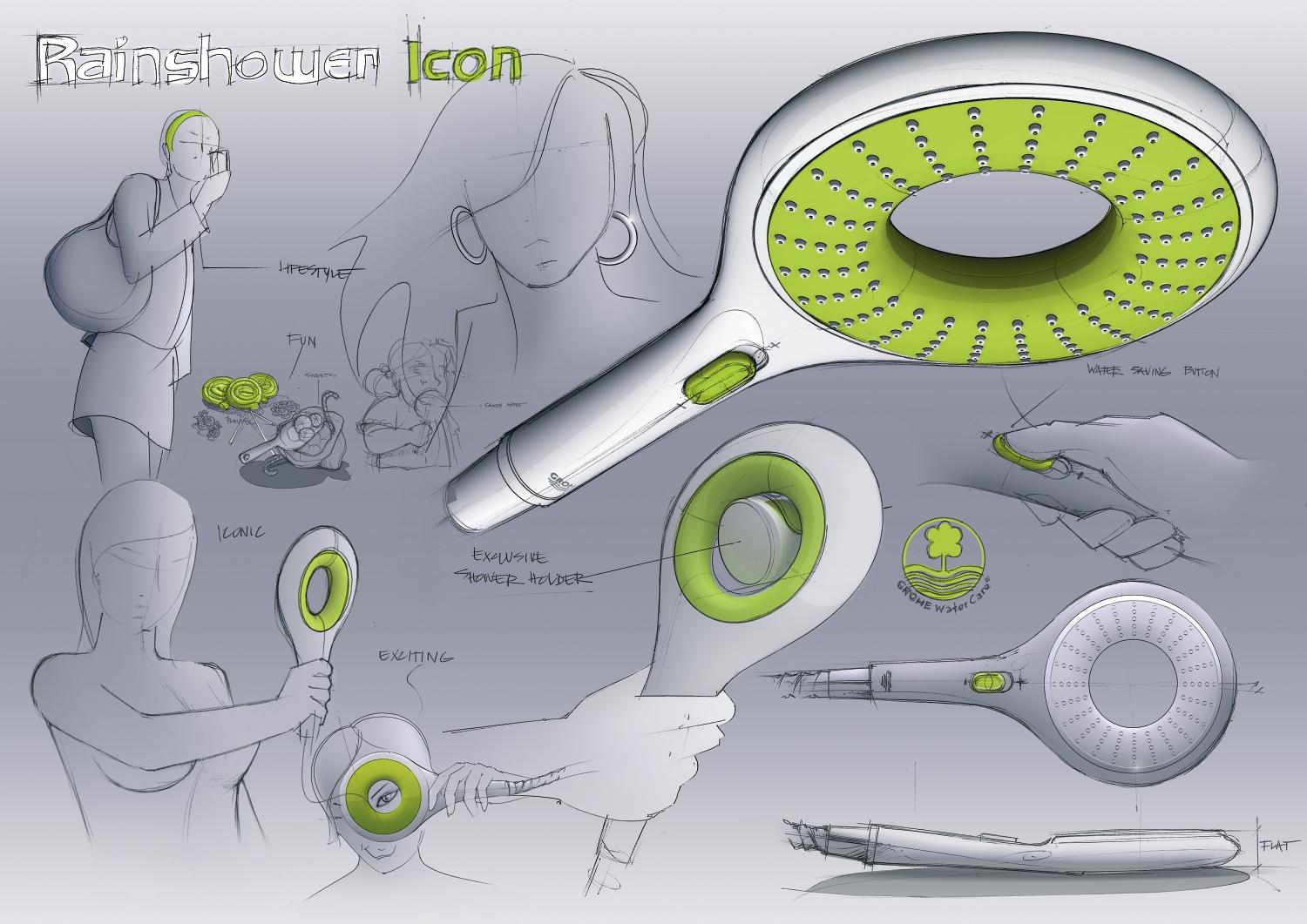 Rainshower Icon - Hand Showers & Shower Sets - For your Shower | GROHE