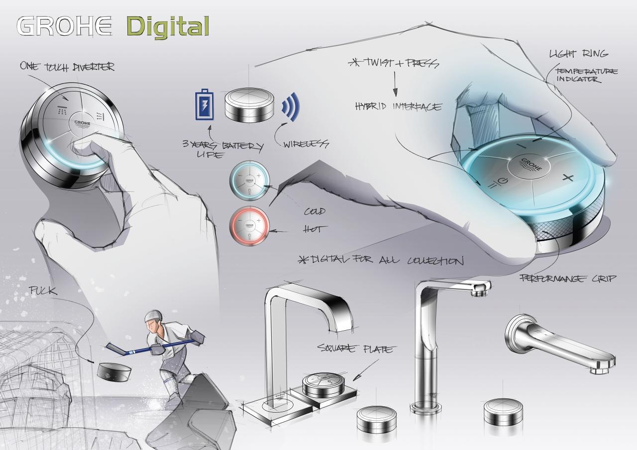 Rainshower F-digital - Hand Showers & Shower Sets - For your Shower | GROHE