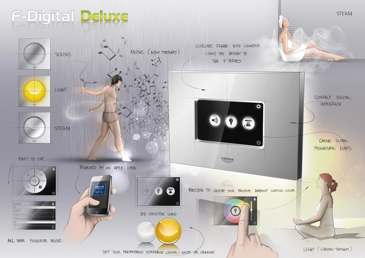 F-Digital Deluxe douche - Luxe totaalervaring | GROHE