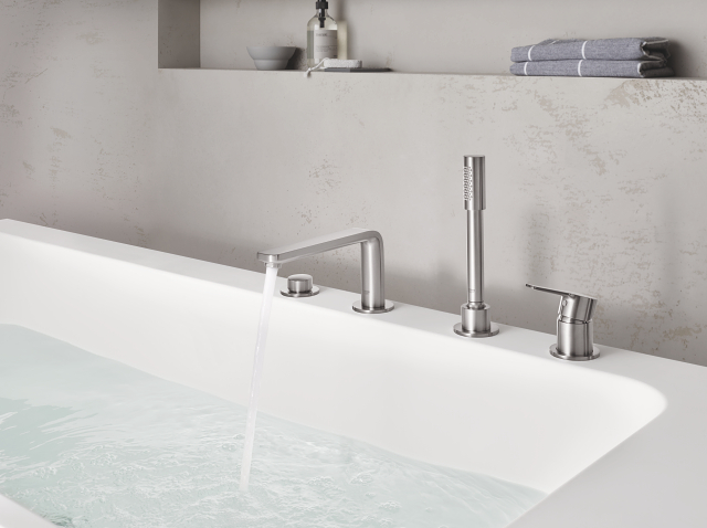 Lineare Single-lever bath mixer 1/2″ floor mounted | GROHE
