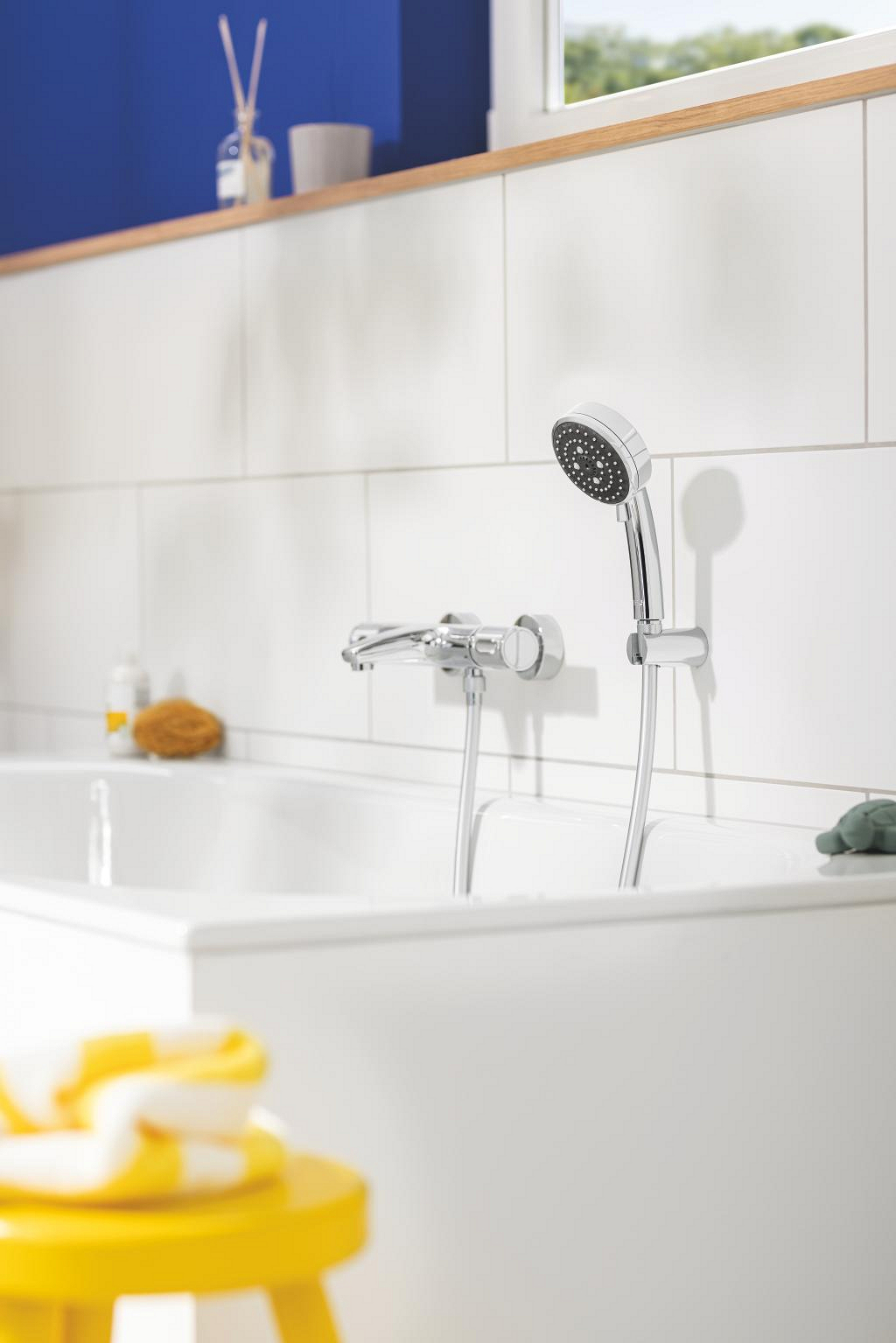 Bathroom Fixture Grohe Vitalio Comfort Shower Set, 2 Spray Modes Chrome ...