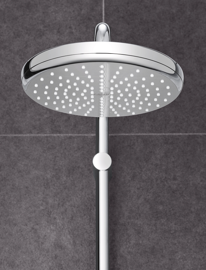 Tempesta Cosmopolitan System 200 Flex shower system with diverter for ...