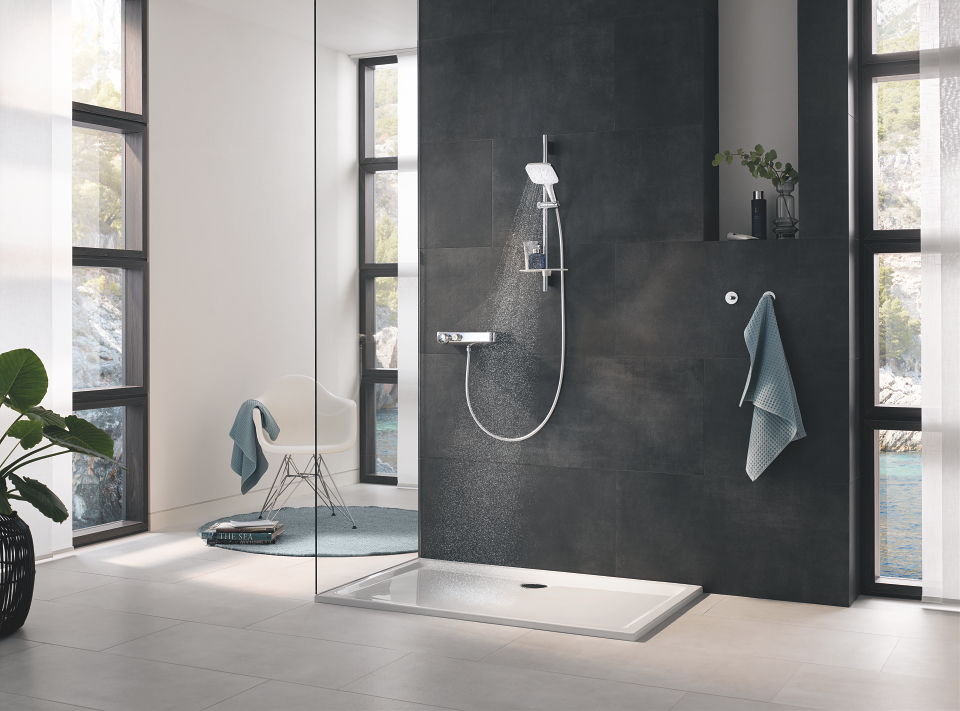 Rainshower SmartActive 310 Cube Head shower set 430 mm, 2 sprays | GROHE