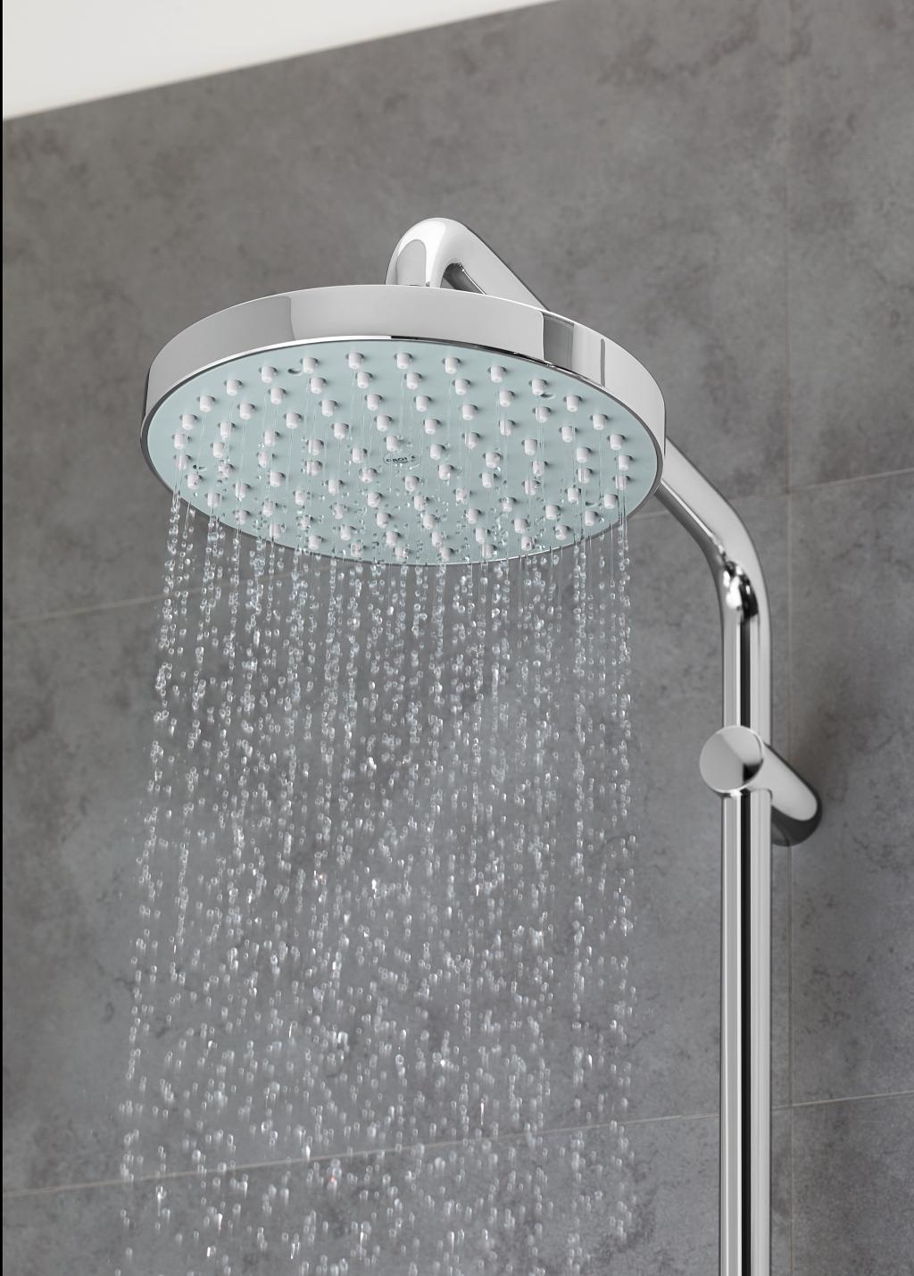 Tempesta System 210 Flex shower system with diverter for wall mounting ...