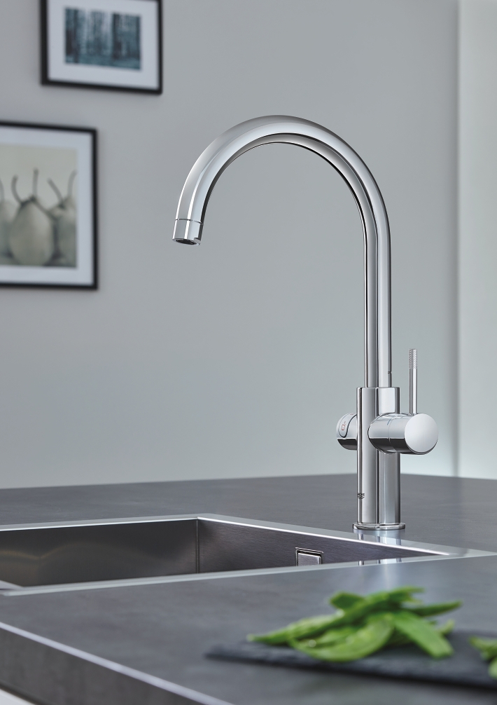 GROHE Red Duo Faucet and L size boiler | GROHE