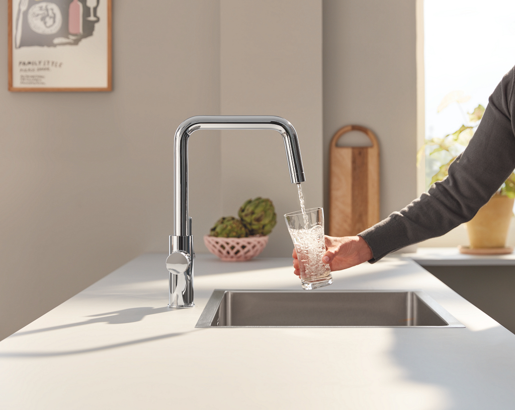 GROHE Blue Pure Eurosmart Zestaw startowy z baterią filtrującą i filtrem S | GROHE