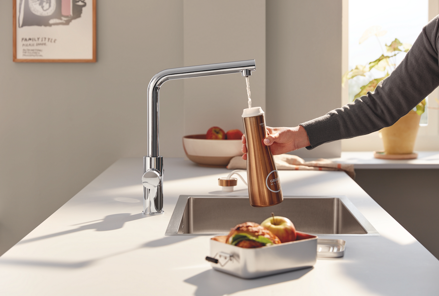 GROHE Blue Pure - Baterie kuchenne z filtrem wodnym do Twojej kuchni ...