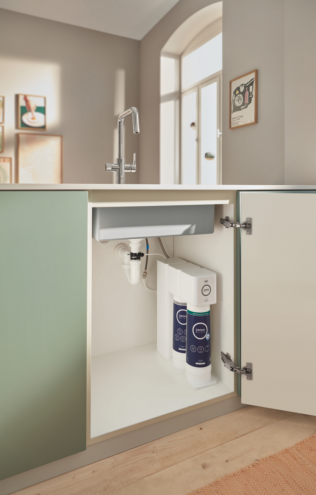 GROHE Blue Pure Eurosmart Starter kit with reverse osmosis ...