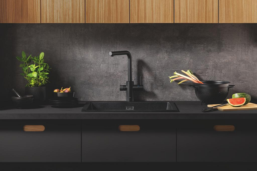 GROHE Blue Pure Minta Bateria filtrująca z wyciąganą wylewką | GROHE