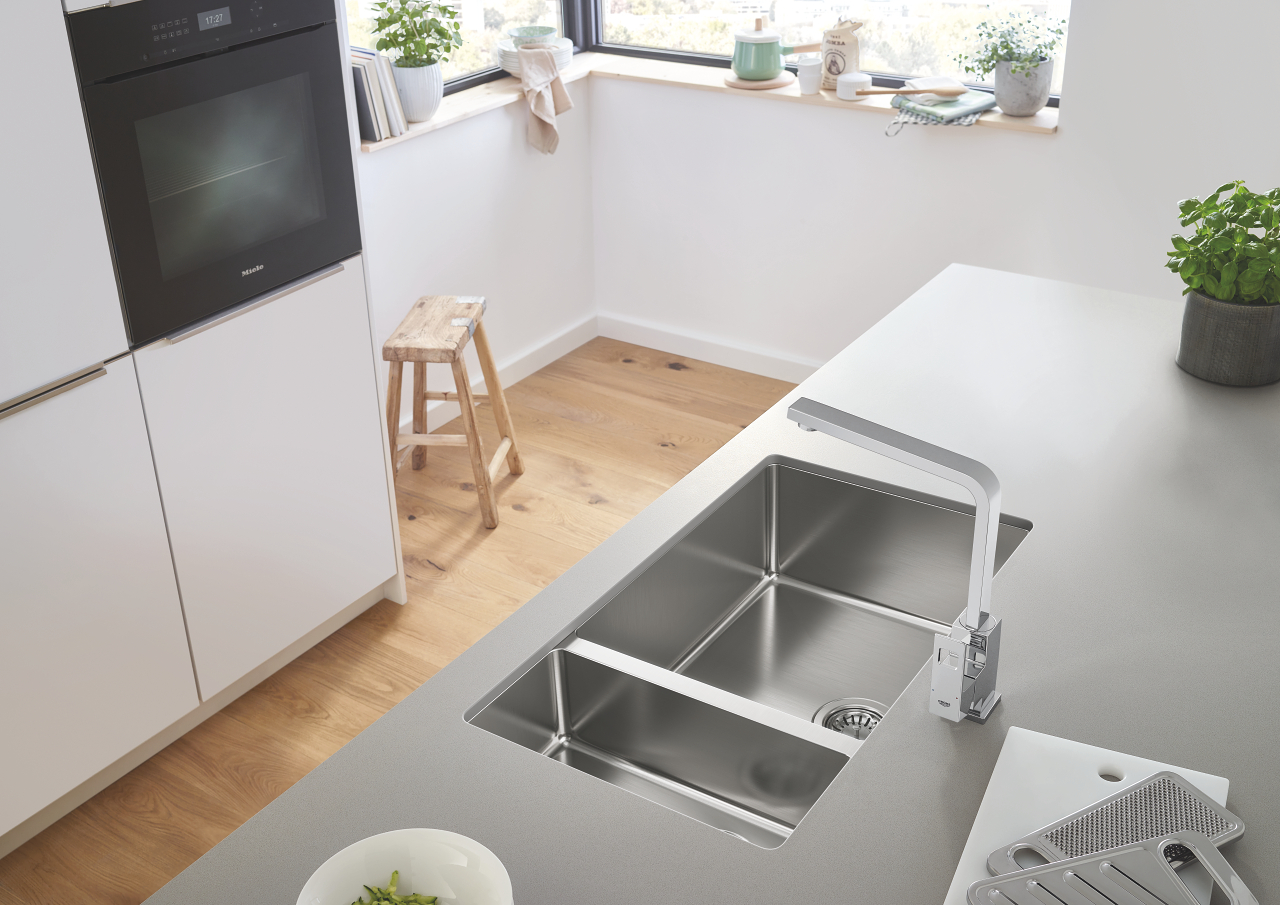 GROHE K700U | Roestvrij stalen keukenspoelbak | GROHE