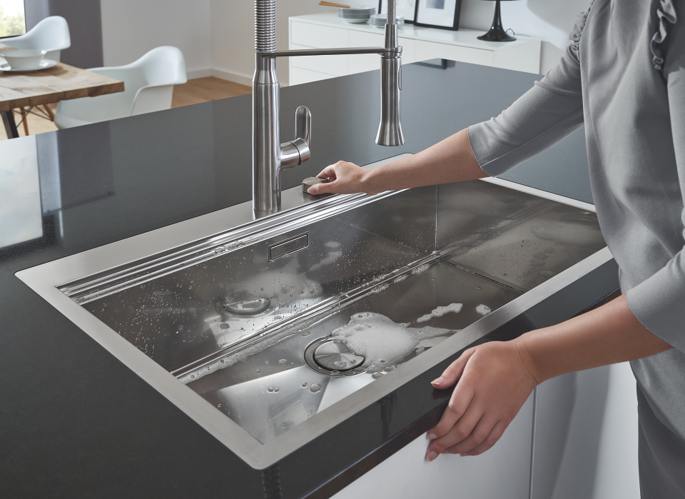 Lavello da cucina GROHE K800 in Acciaio INOX | GROHE