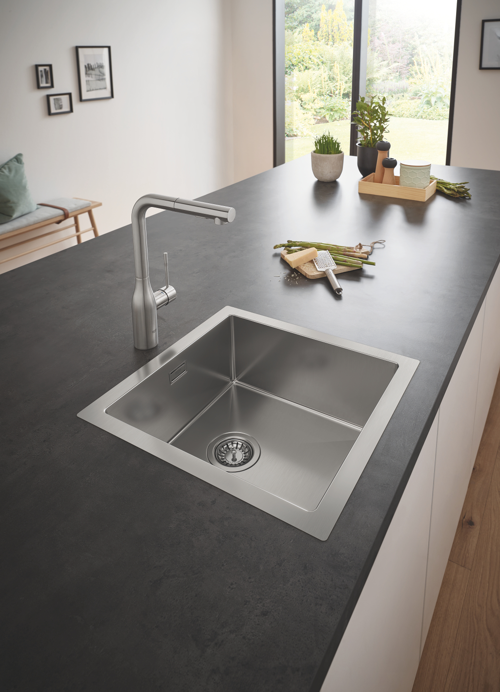 GROHE K700 | Roestvrij stalen keukenspoelbak | GROHE