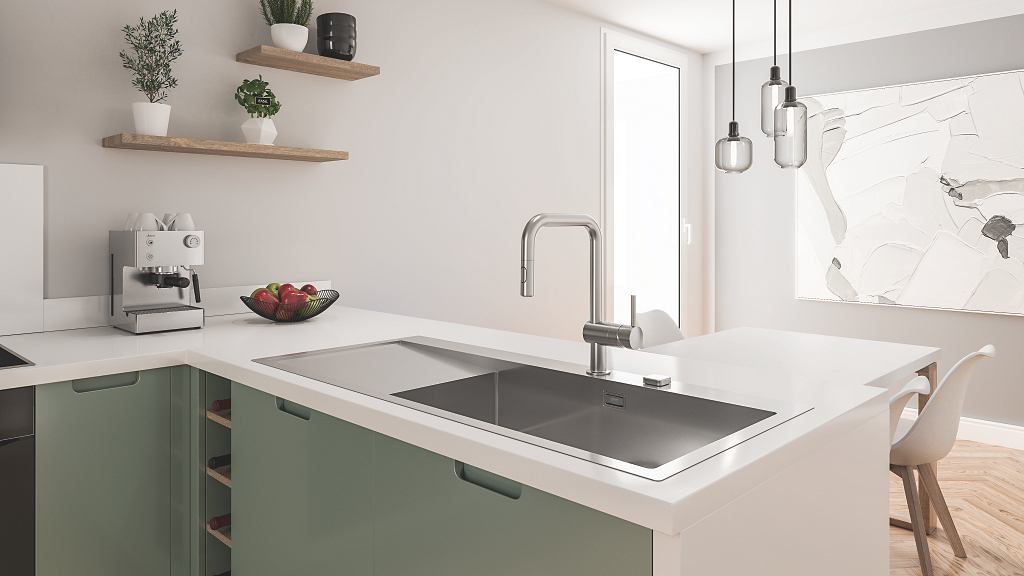 GROHE K1000 | Évier en acier inoxydable | GROHE