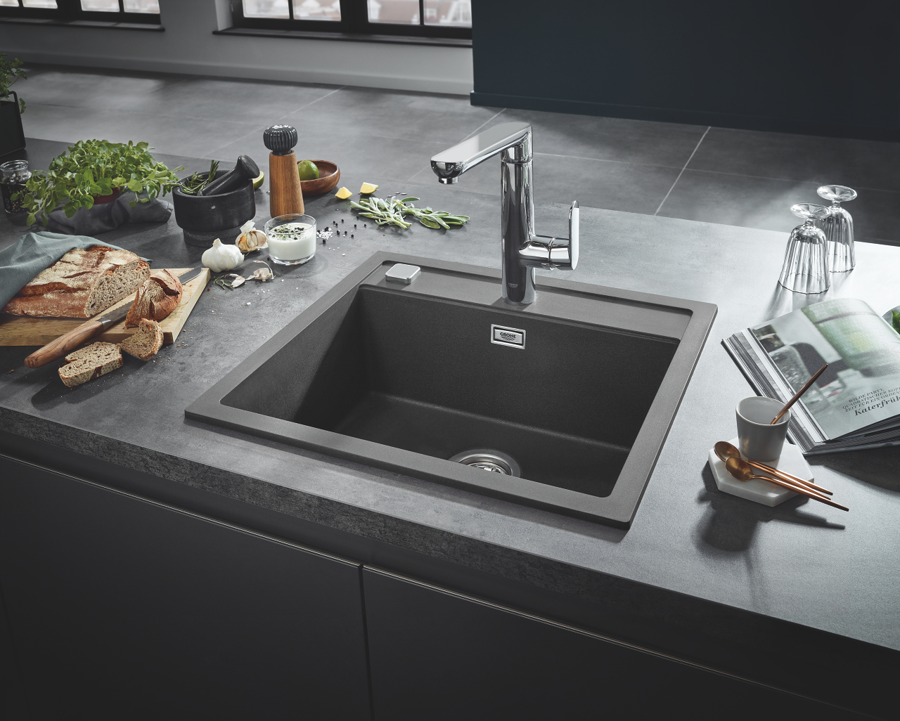 GROHE K700 | Composiet keukenspoelbak | GROHE