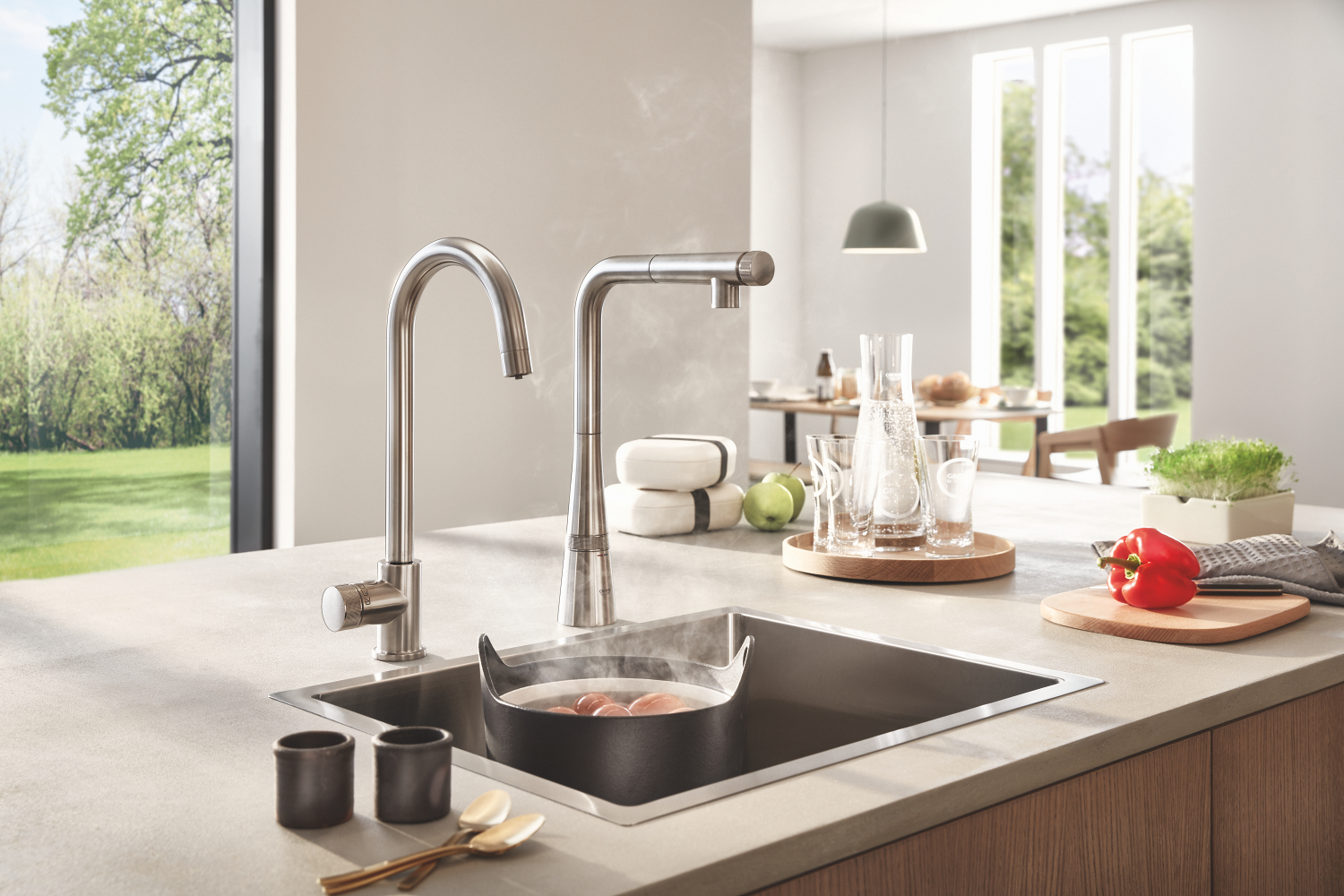 GROHE K700 | Roestvrij stalen keukenspoelbak | GROHE