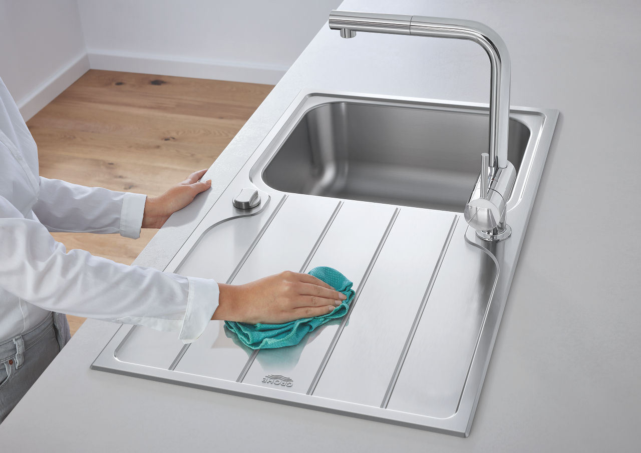 GROHE K500 | Roestvrij stalen keukenspoelbak | GROHE