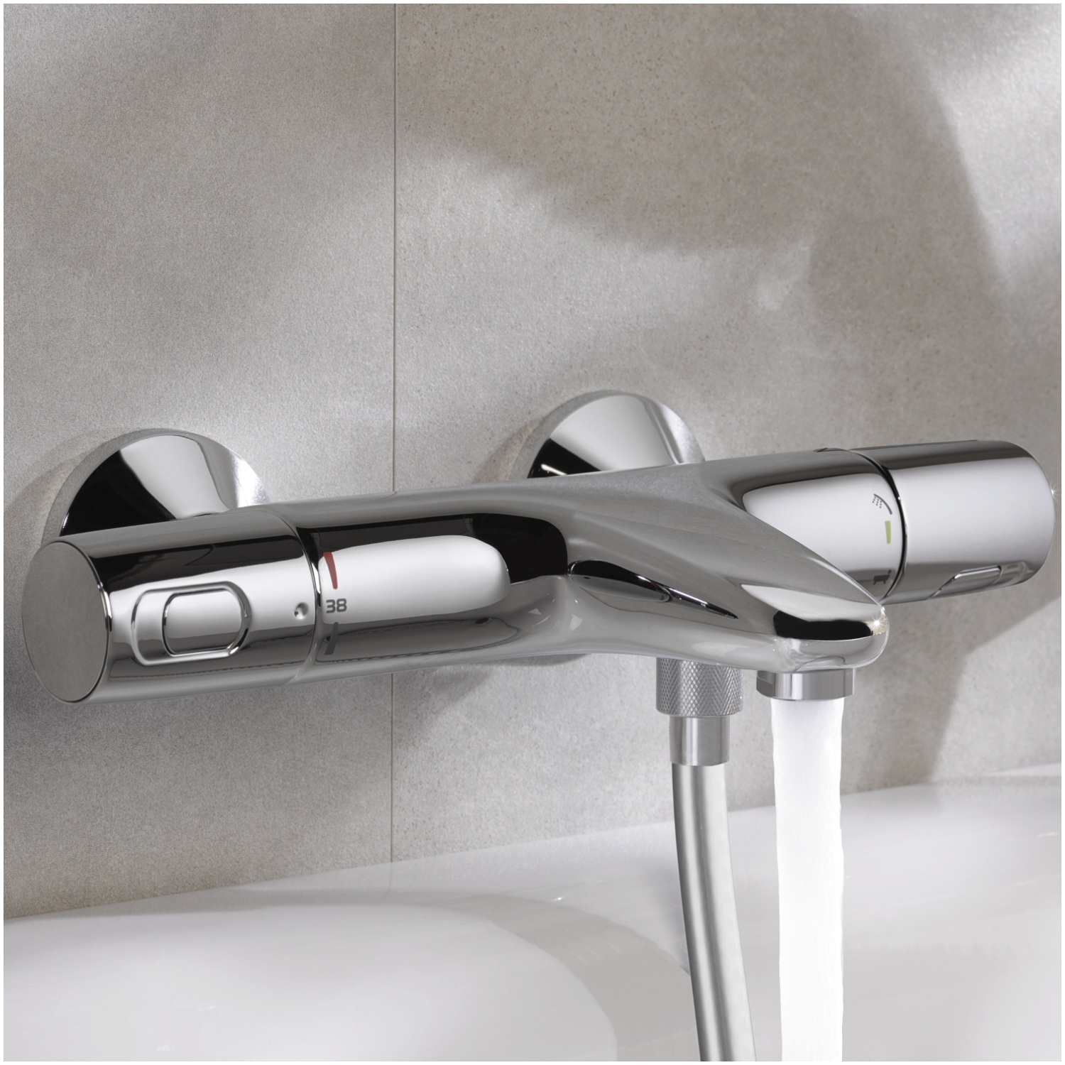 Precision Trend Thermostat bath/shower mixer | GROHE